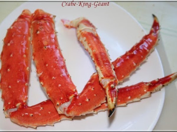 Recette de king crabe, céleri en rémoulade