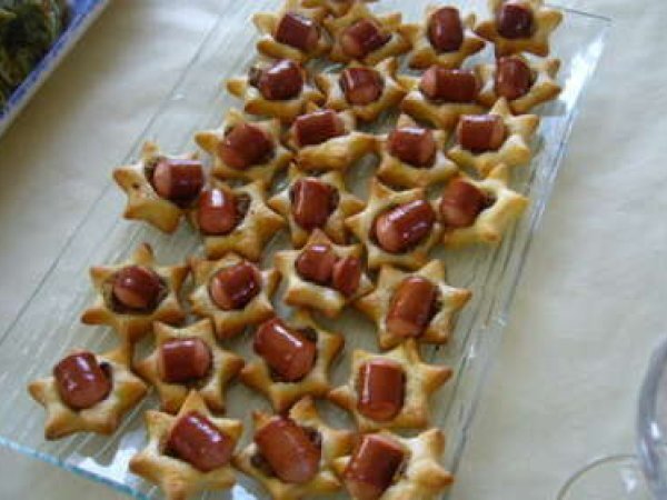 Recettes de knacks apéritives étoilées