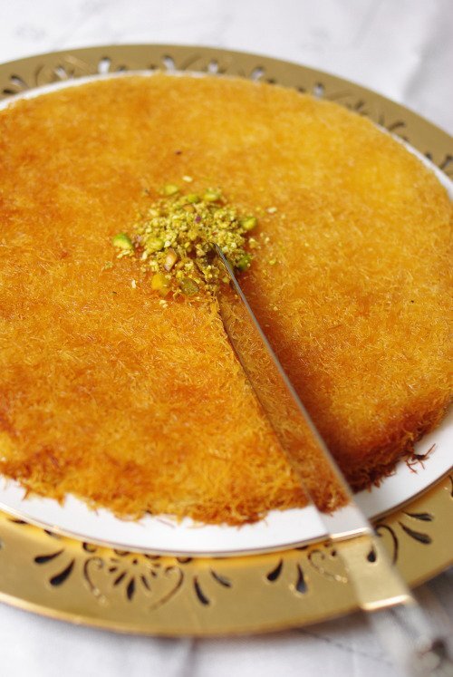 Knafeh bel jebneh - Recette Ptitchef