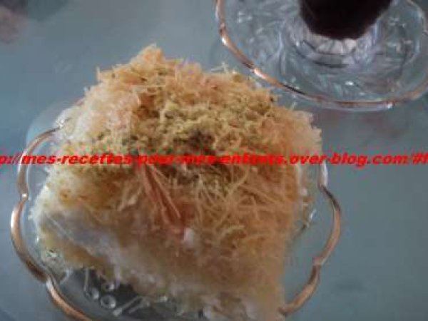 Knéfé bil jébné au fromage (syrie) - Recette Ptitchef