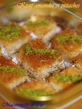 Ktaif amandes et pistaches (ou l'anti-allégé) - Recette Ptitchef