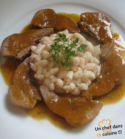 Recette de langues d'agneau braisées aux mogettes