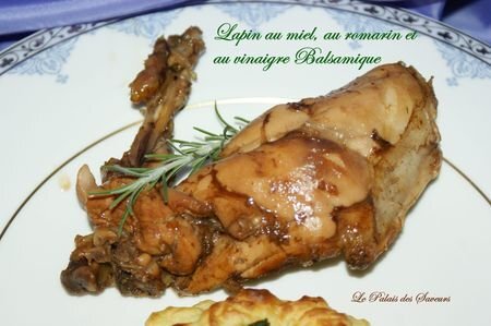 Recette de lapin au miel, romarin et balsamique