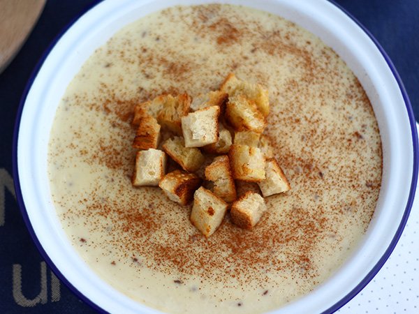 Recette de gachas, crème andalouse anis et cannelle