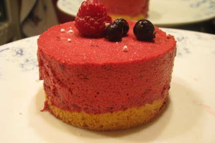 Recette de bavarois framboises et cassis gourmand