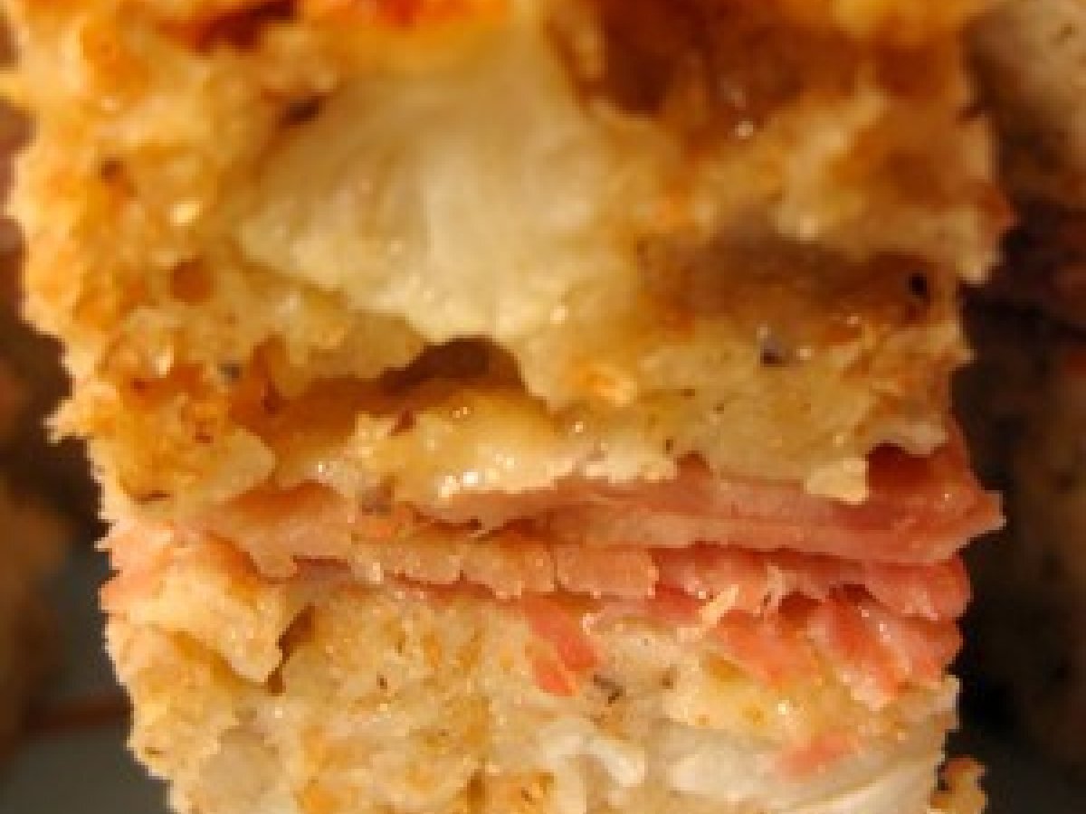 Recette de cake chou-fleur, noisettes et jambon