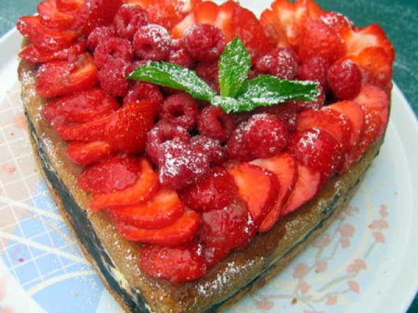 Recette de gâteau au coco et fruits rouges