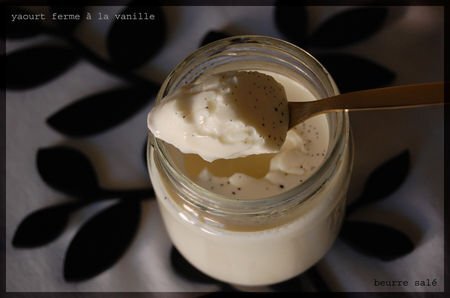 Recette de yaourt extra ferme à la vanille