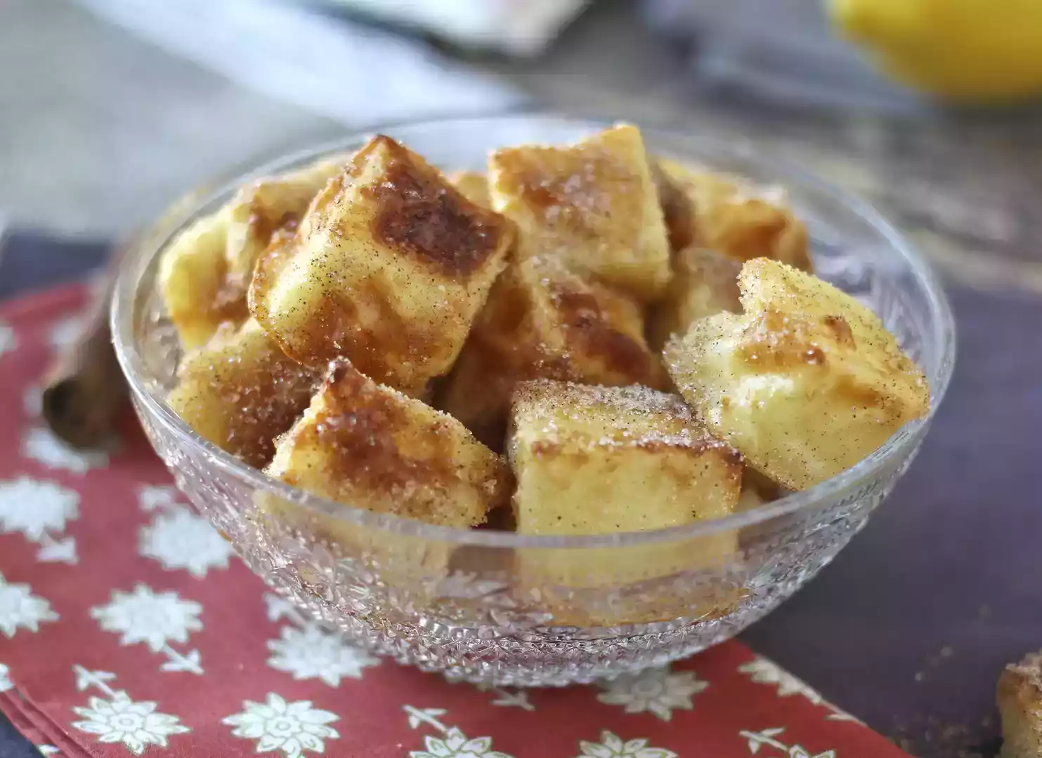 Lait frit à la friteuse, facile et rapide, recette à la friteuse