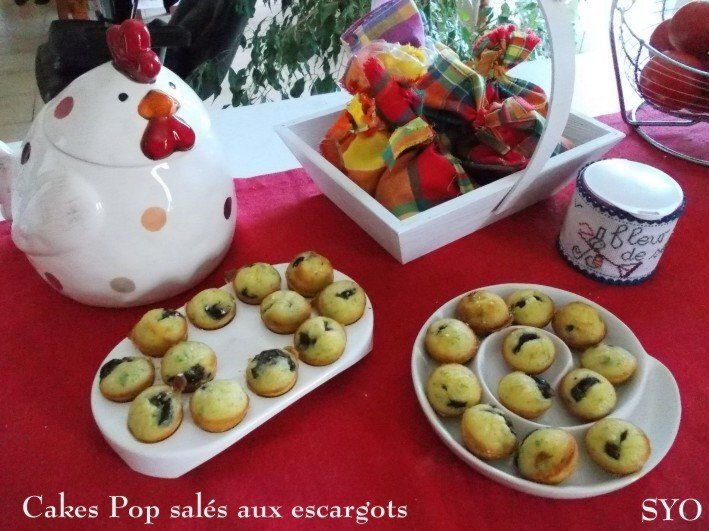 Recette des cakes pop aux escargots du petit bistro