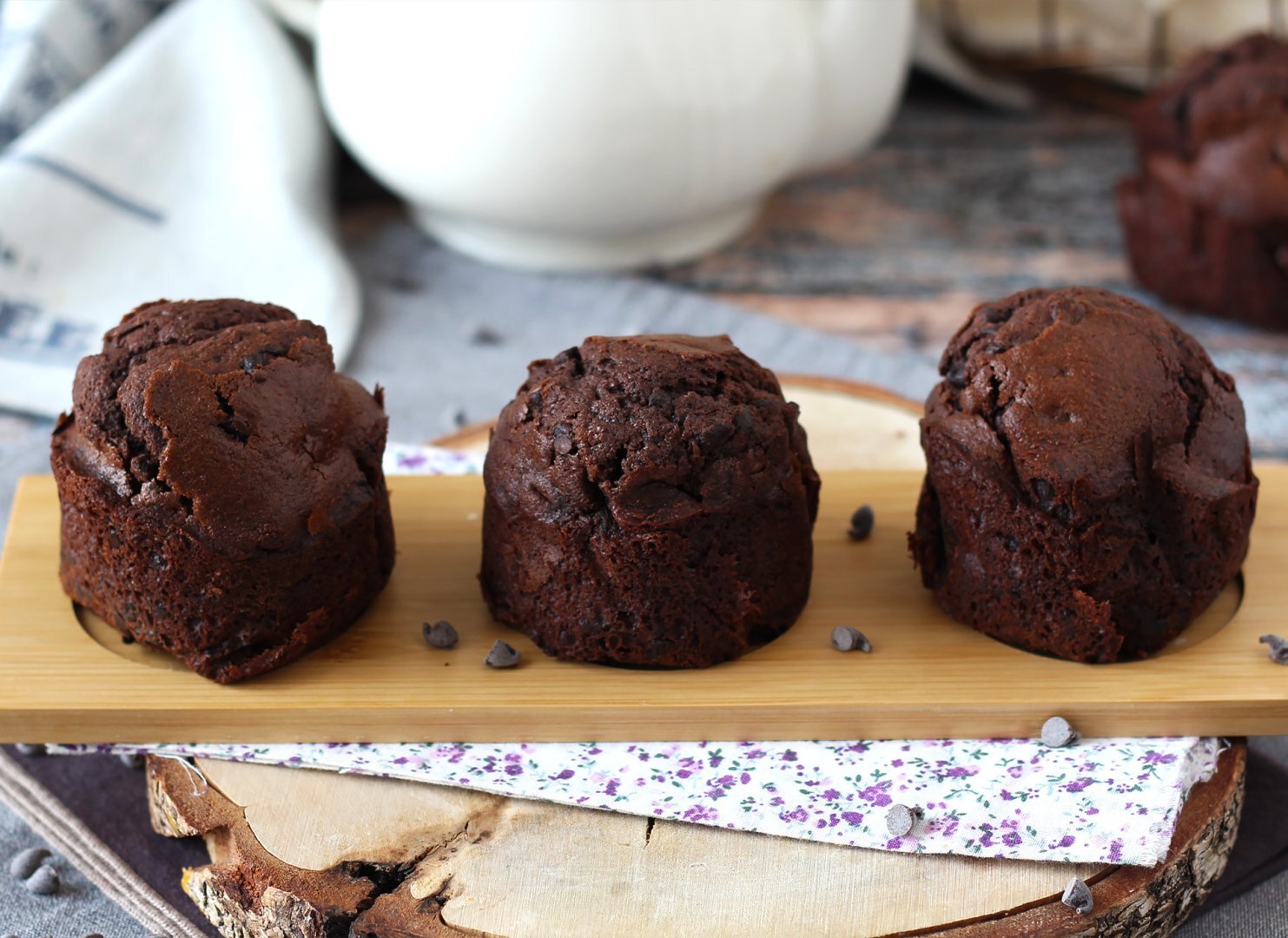 Recette : muffins au chocolat énormes et moelleux