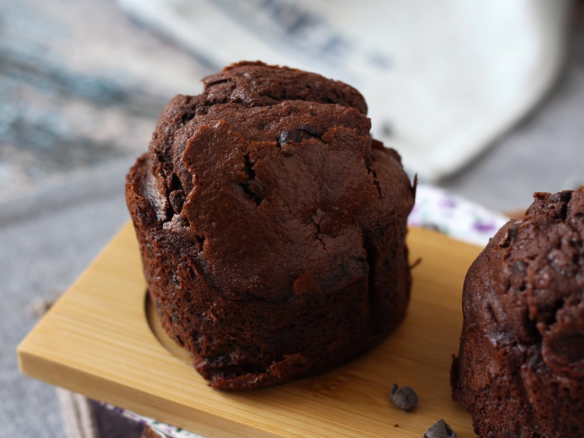 Recette : muffins au chocolat énormes et moelleux