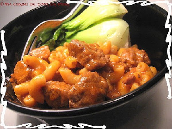 Macaroni au boeuf - recette de mon enfance