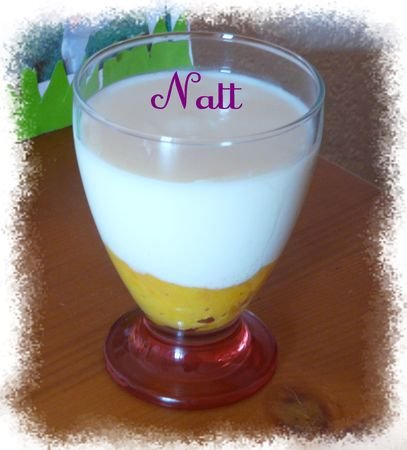 Recette de mahalabiya aux pêches et amandes