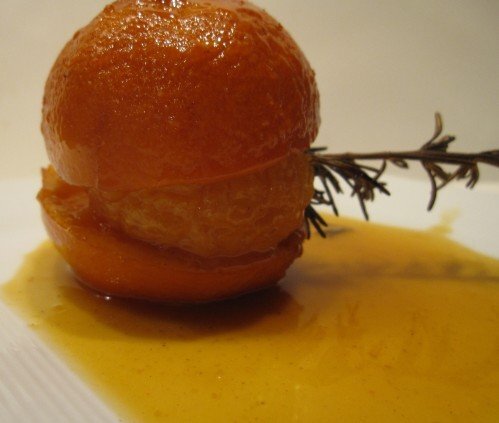 Recette de mandarines confites au romarin
