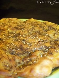 Recette de mannouché au zaatar (galette libanaise)