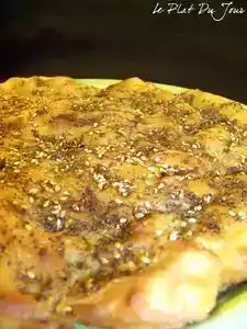 Recette de mannouché au zaatar (galette libanaise)