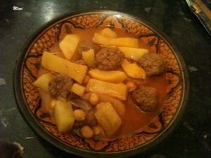 Recette de soupe mar9a aux pommes de terre