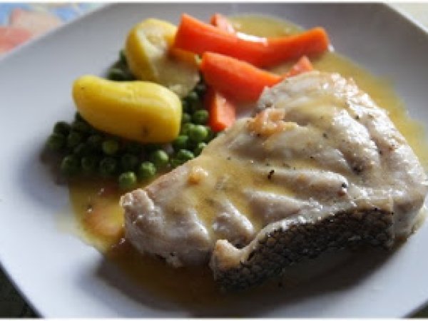 Recette de mérou grillé, sauce au beurre d'échalote