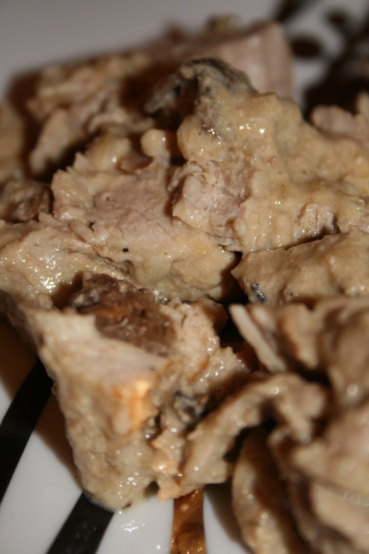 Recette de mignon de porc aux morilles et sauce foie gras