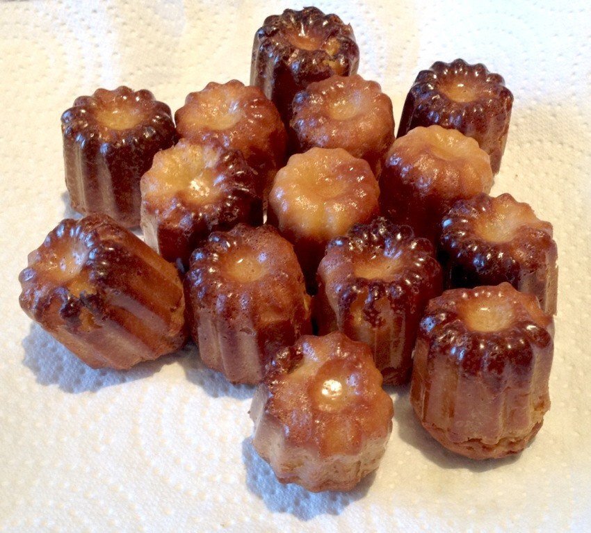 Recette de mini cannelés à l'orange délicieuse