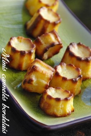 Recette de mini-cannelés bordelais savoureux
