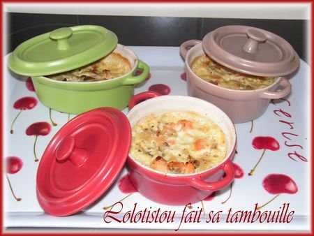 Recette de mini-cocottes de poisson savoureuses