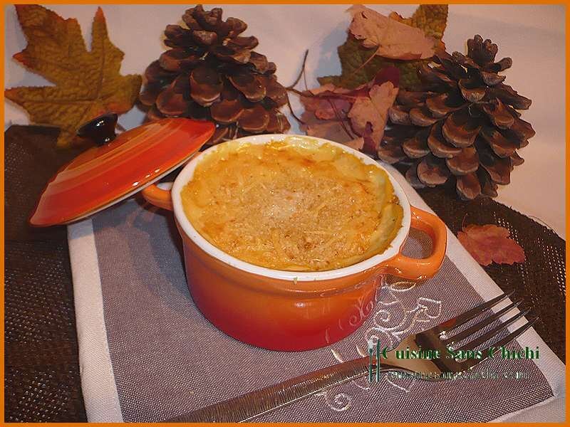 Recette mini-cocottes potiron et chèvre frais