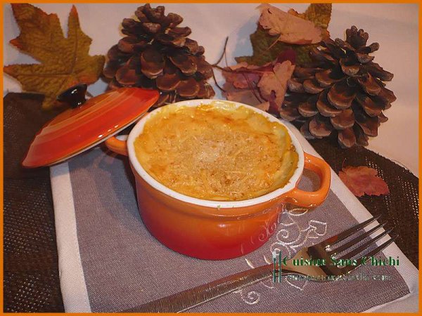 Recette mini-cocottes potiron et chèvre frais