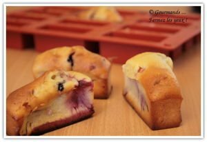 Recette de mini gâteaux yaourt aux fruits rouges