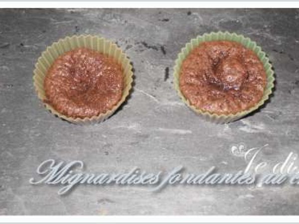 Recette de minis fondants light au chocolat