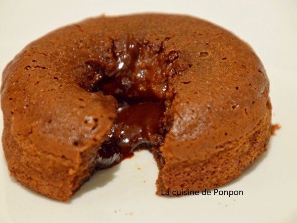 Recette de moelleux au chocolat coeur coulant