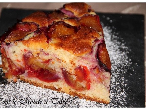 Recette moelleux prunes et amandes délicieuses