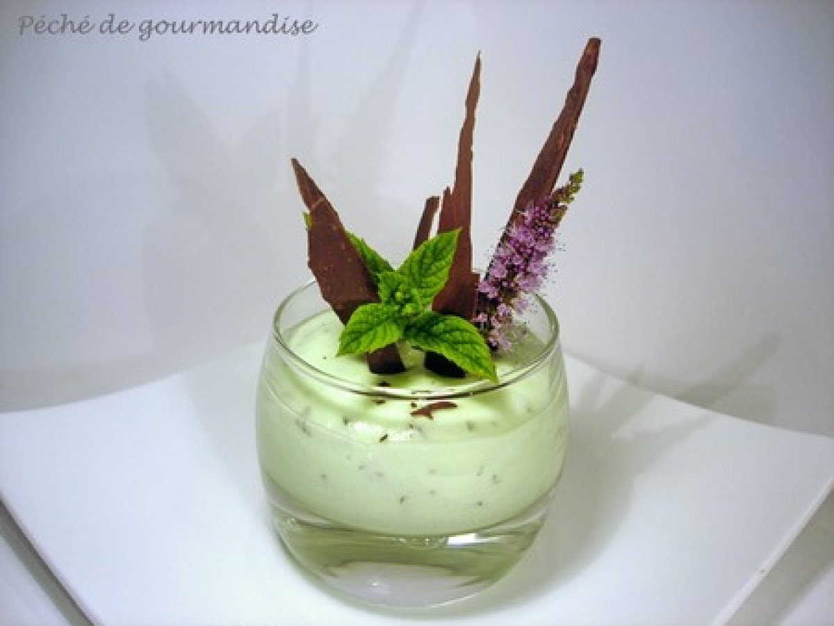 Recette de mousse à la menthe et chocolat noir