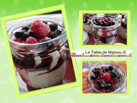 Recette de mousse au fromage blanc et fruits rouges