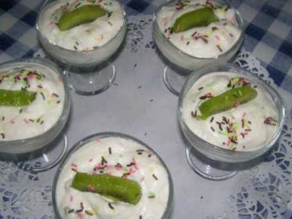 Recette de mousse au fromage blanc et kiwis léger
