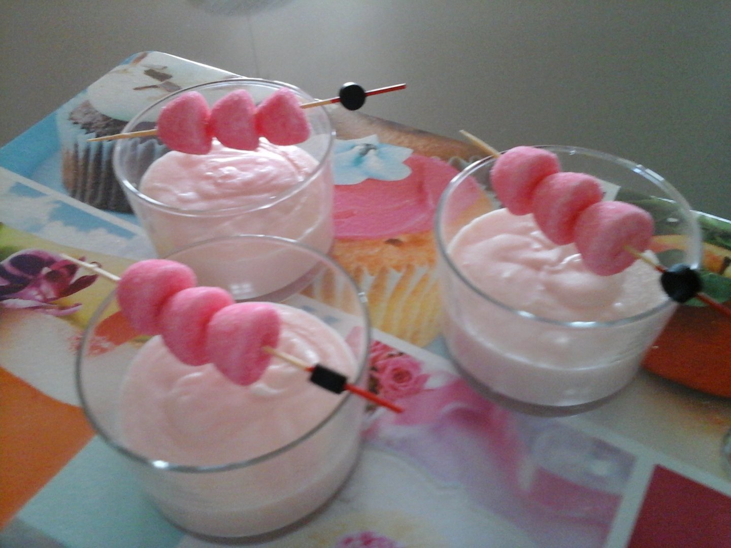 Recette de mousse chantilly aux fraises tagada