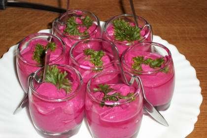 Recette de mousse de betteraves colorée et savoureuse