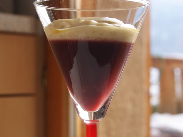 Recette de mousse de mascarpone sur gelée de fruits rouges