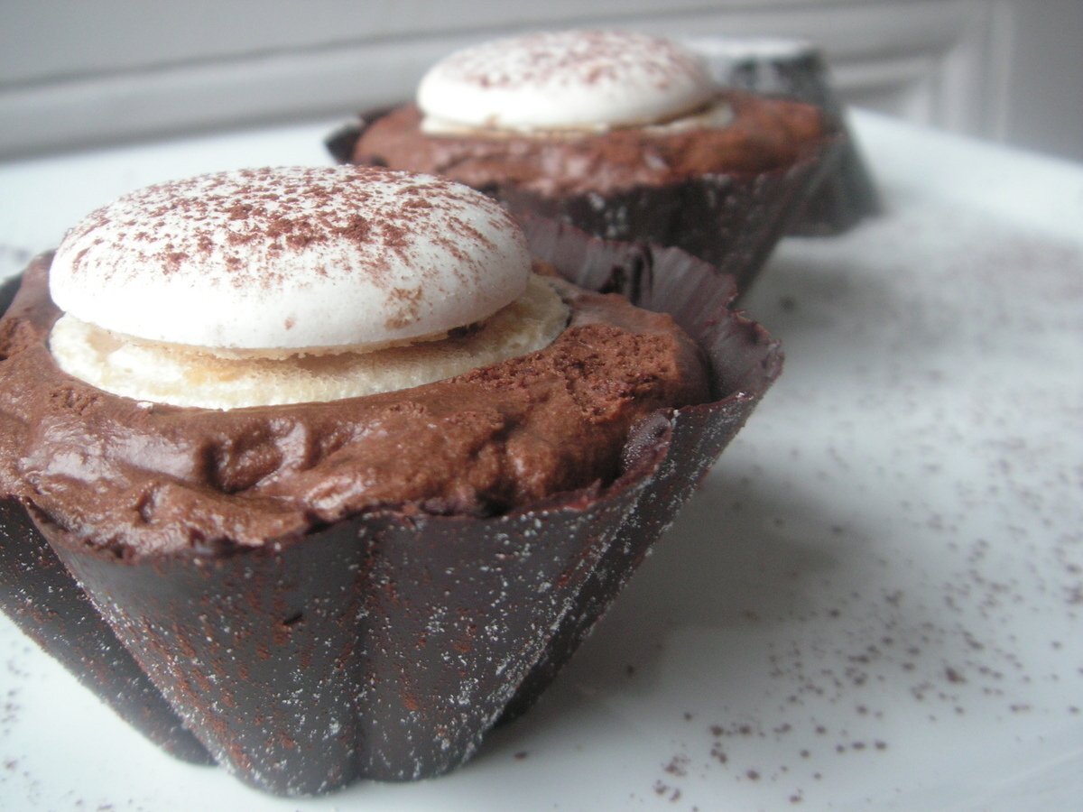 Recette de mousse au chocolat en coque croquante