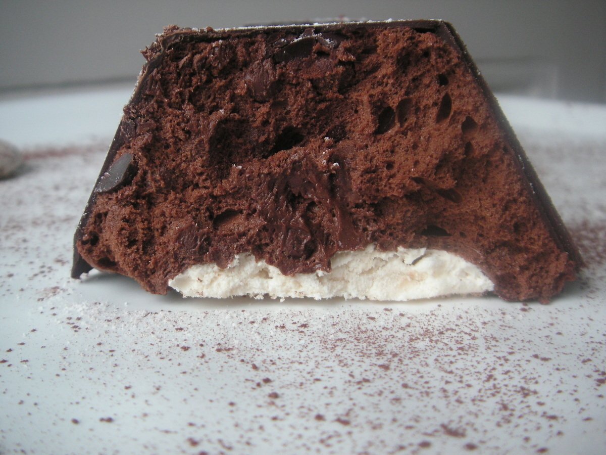 Recette de mousse au chocolat en coque croquante