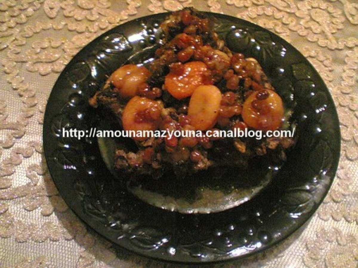 Mrouzia ou lham lahlou - recette traditionnelle