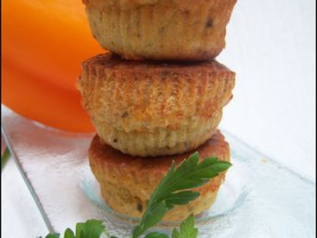 Muffins au saumon fumé et mozzarella - Recette Ptitchef
