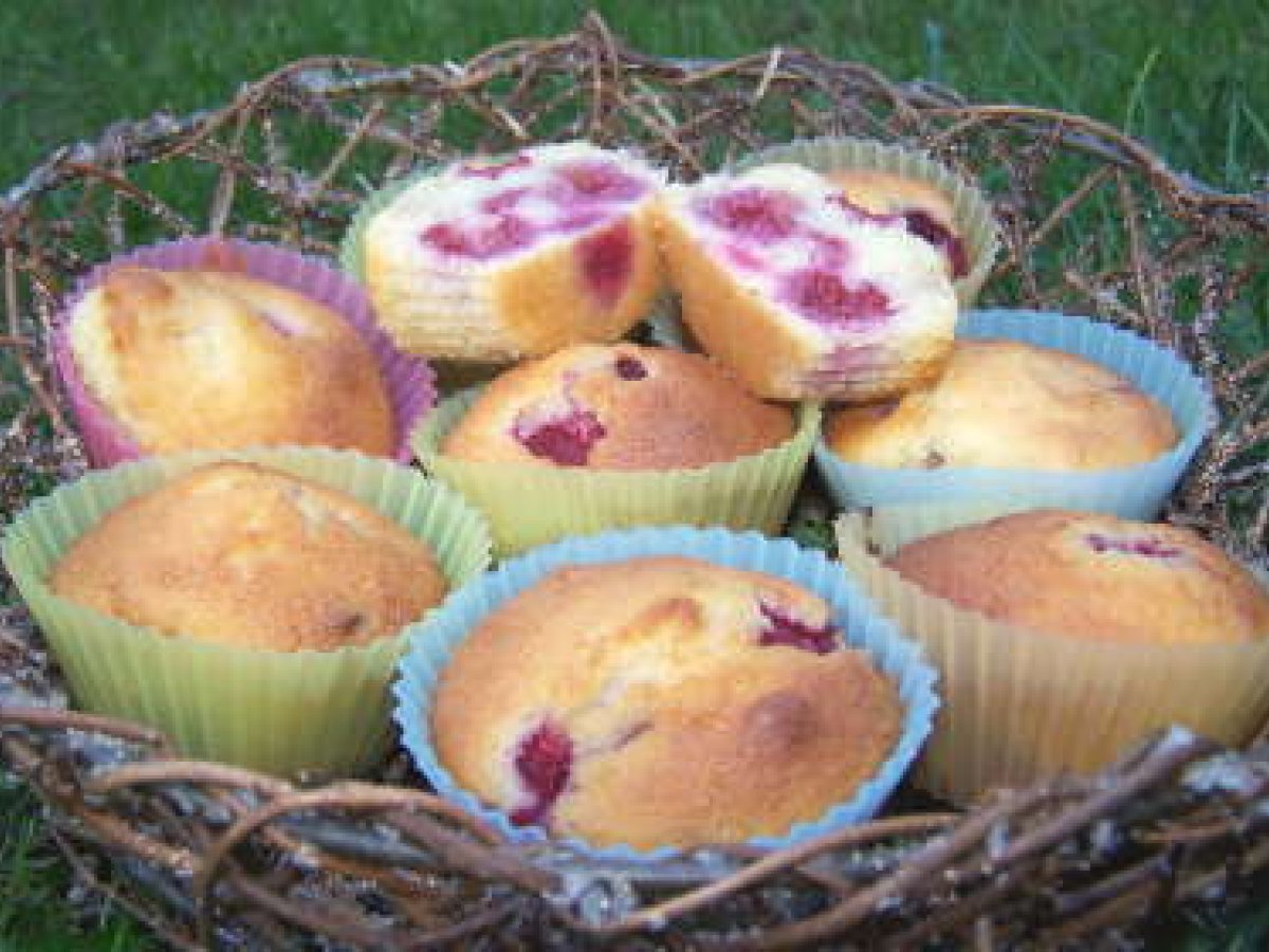 Recette de muffins moelleux aux framboises