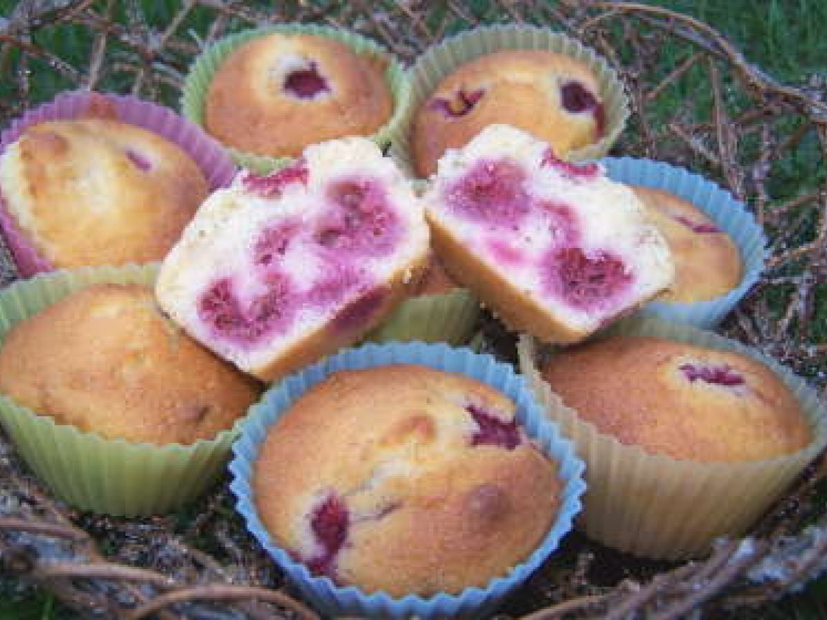Recette de muffins moelleux aux framboises