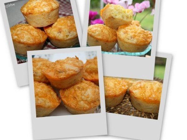 Muffins épicés au cheddar (recette tupperware)