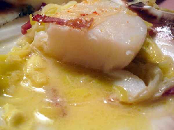 Recette de noix de st. jacques en coque lutée