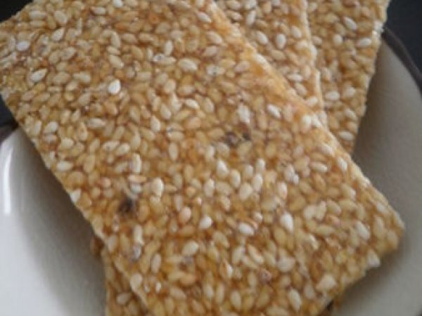 Recette de nougats chinois croquants au sésame