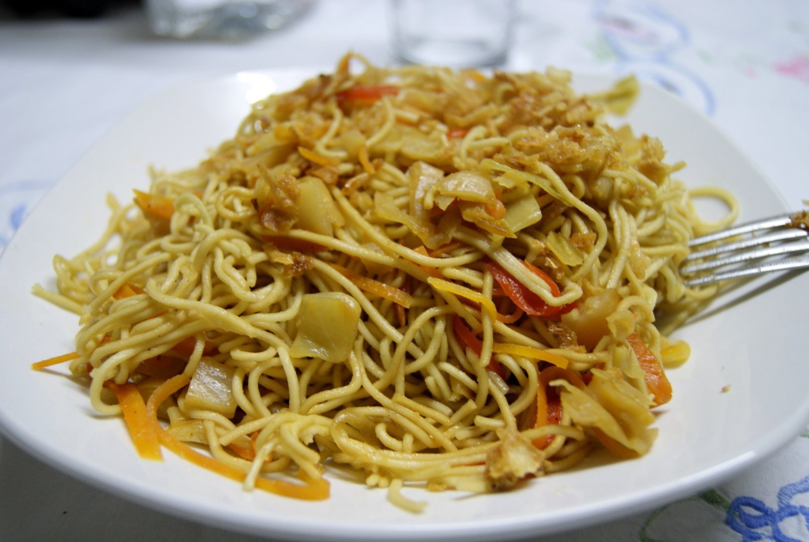 Recette de nouilles sautées aux légumes