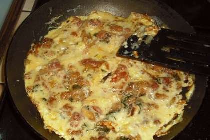 Recette d'omelette croustillante aux cœurs de céleri